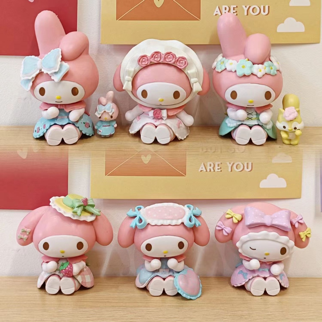 Melody Hand-Made Sanliou Blind Box 6 Garland Series Clow M Color Box ...