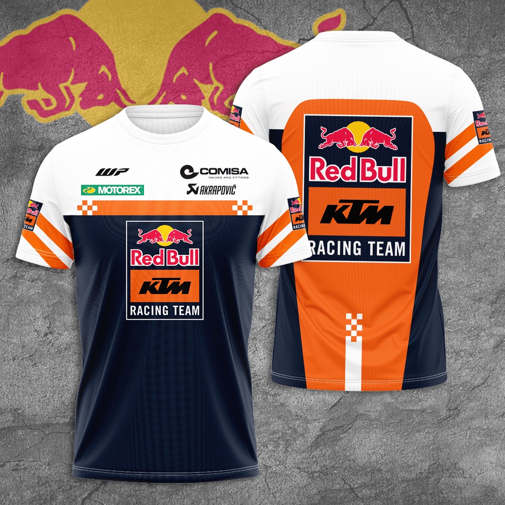 2023 New Outdoor Sports Motorcycle Racing Tops，F1 KTM 3D T-Shirt ...