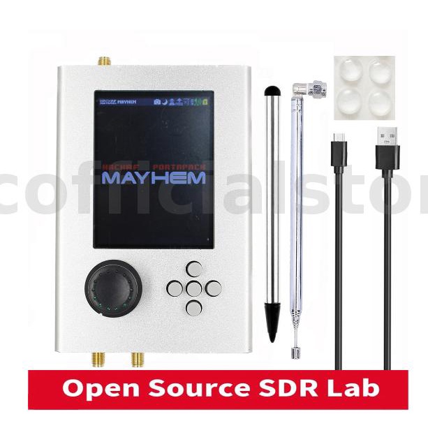Portable Radio Transceiver 3.2-inch Touch Screen Mayhem Upgrades HackRF ...