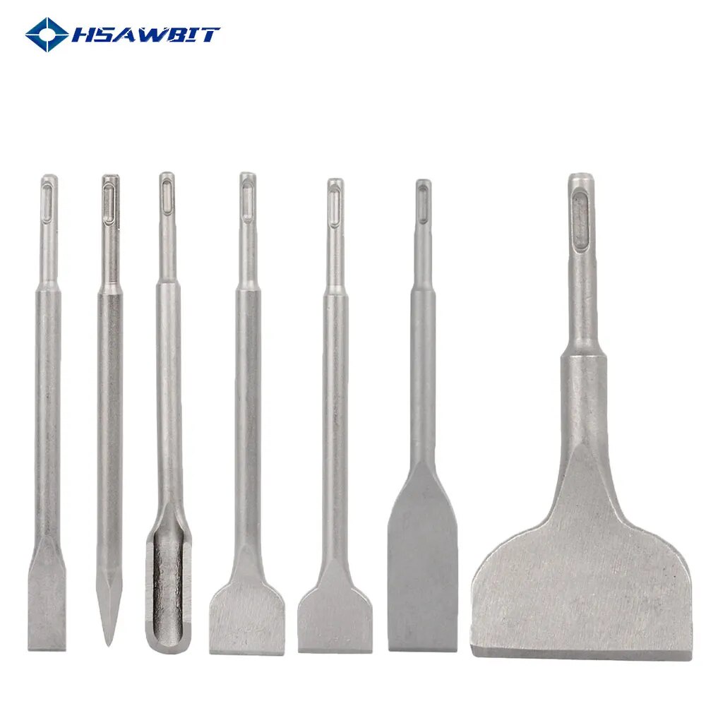 1 Piece SDS PLUS l Round Shank tile Shovel Electric Hammer Chise Wall ...