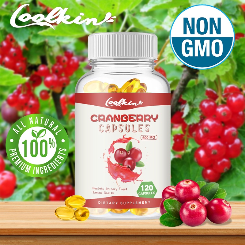 Organic Cranberry Capsules - For Urinary Tract Health and Kidney ...