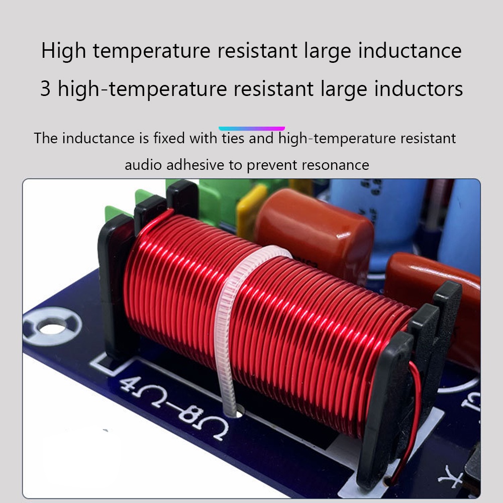 250W 3 Way Speaker Crossover Circuit Treble Midrange Bass Frequency Divider Kit | Shopee Philippines