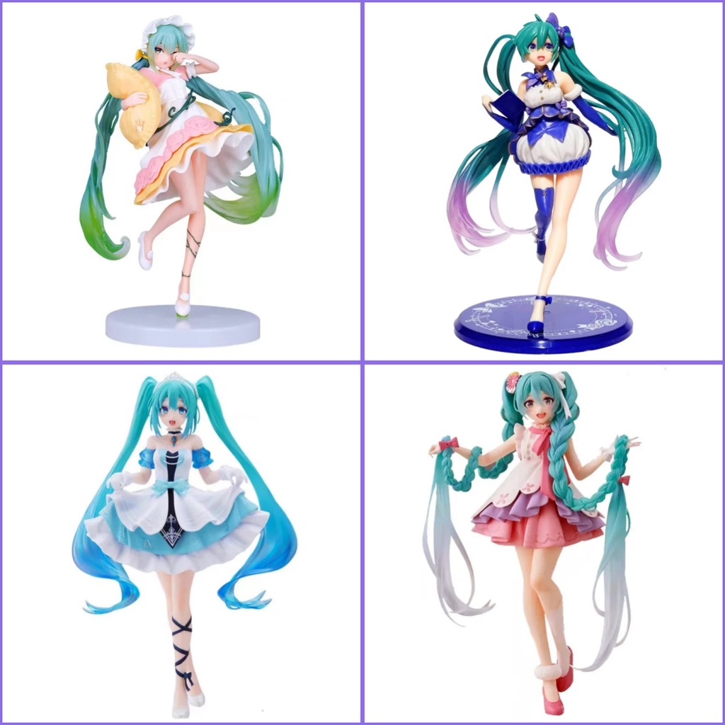 20CM New Anime Hatsune Miku Action Figure Miku Collection Model Pink ...