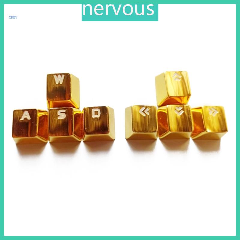 NERV 8 Keys Zinc-Alloy Backlit Keycaps Set WASD Directions Keycap For ...
