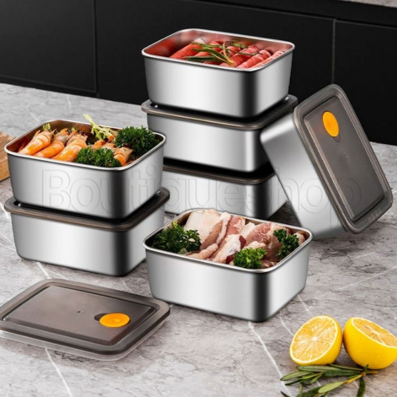 [ Featured ] Leakproof Sealed Lunch Case / Stainless Steel Meal Box ...