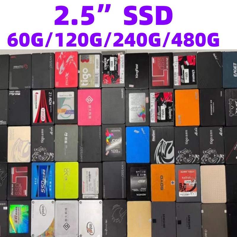 2.5” SSD 60GB 120GB 240GB SATA III Internal Solid State Kingston PC ...