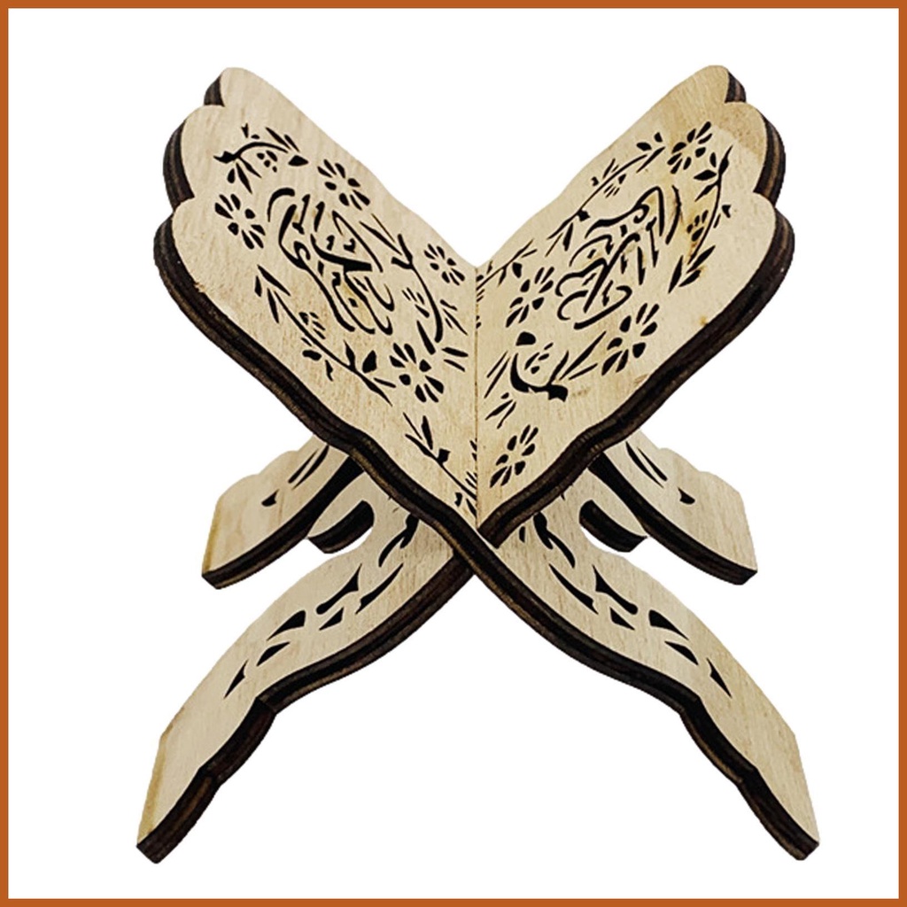 Book Stand Holder Quran Religious Display Rack Gift Koran Bible Rihal ...