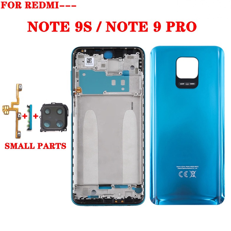 Back Housing Frame For Redmi NOTE 9 PRO / NOTE 9S Battery Cover Back ...