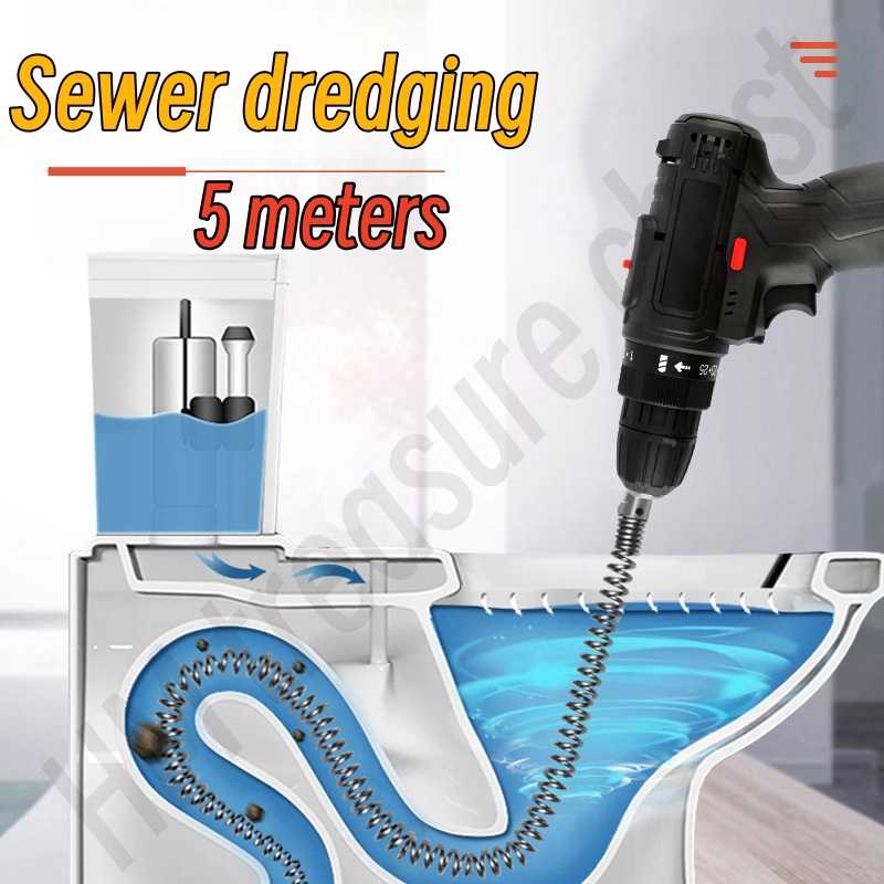 Spring Pipe Unclog Pipe/de clogging machine/Flexible Rod With Electric ...