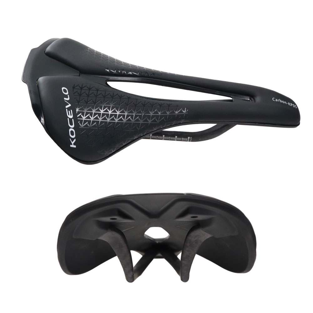 KOCEVLO Ultralight Carbon Fiber Bicycle Saddle MTB Road Bike Seat Pu ...