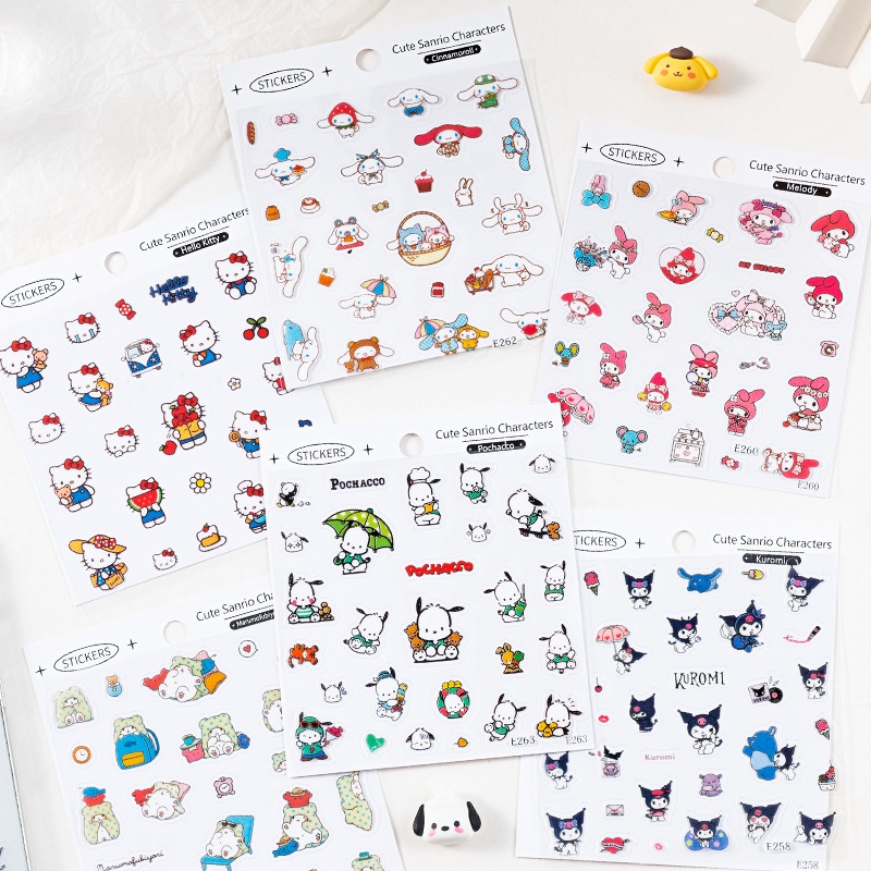Transparent Waterproof Pvc Small Sticker Diy Diary Decoration Material ...