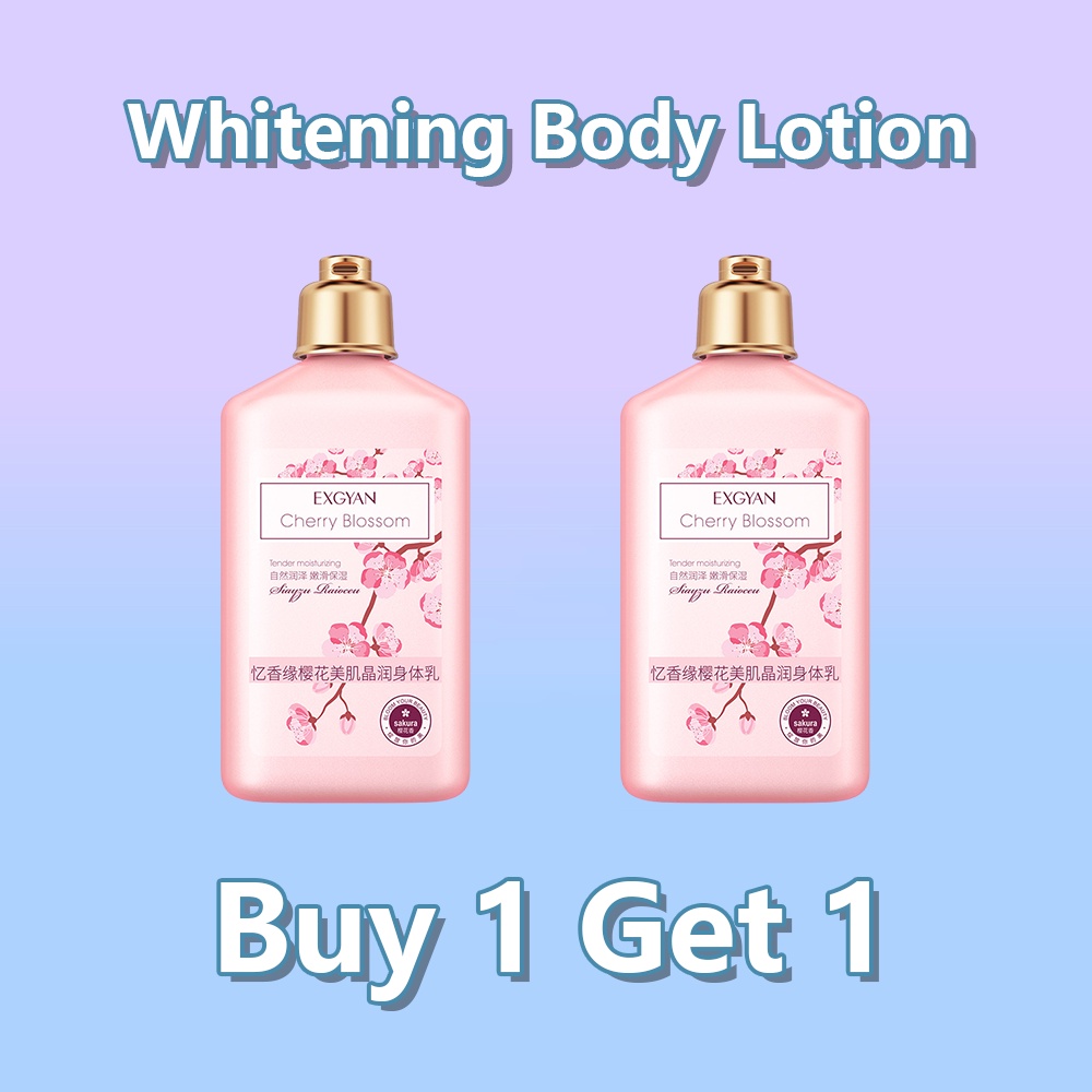 KLF [BUY 1 TAKE 1] 260ML Japan Sakura Whitening Body Lotion Cherry Blossom Moisturizing Skin ...