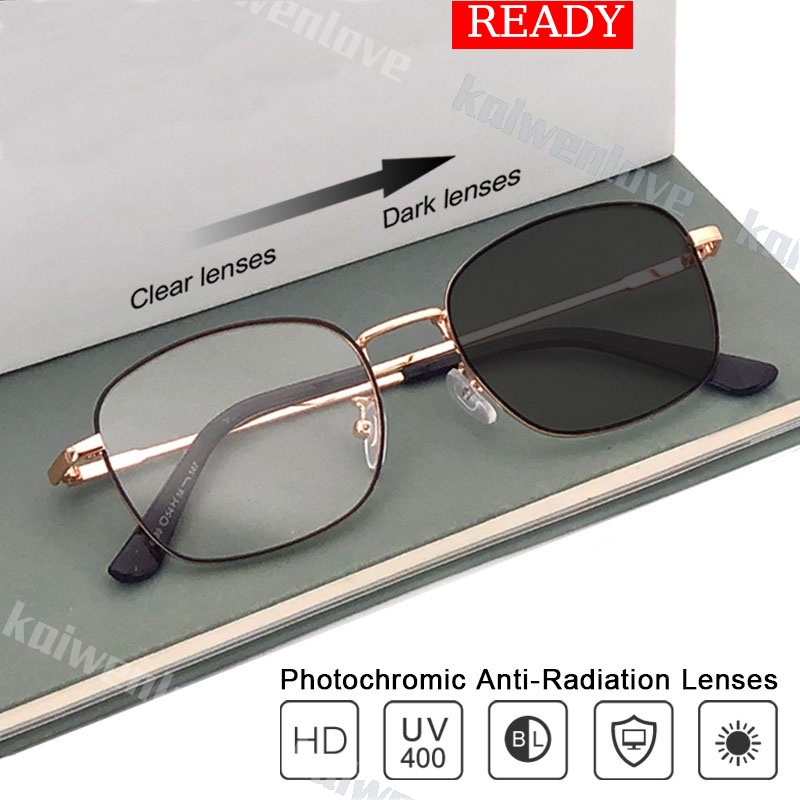 Anti Radiation Eyeglass For Woman Men Photochromic eyeglasses frames ...