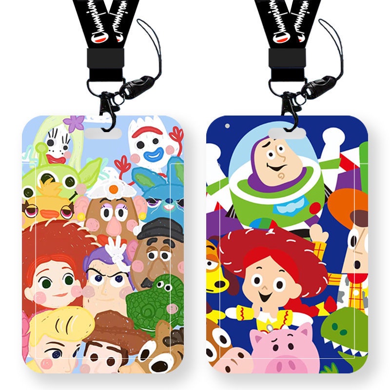 Toy Story Buzz Lightyear Card Holder With Neck Lanyard ID Badge Name ...