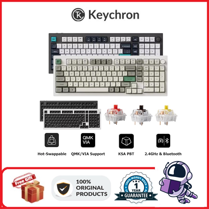 Keychron Q5 Max QMK/VIA Wireless Custom Mechanical Keyboard | Shopee ...