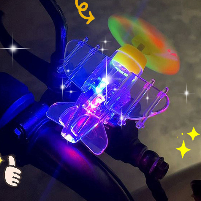 Wind Powered Small Aircraft Mini Planes Kids Toys Glowing Car Interior ...