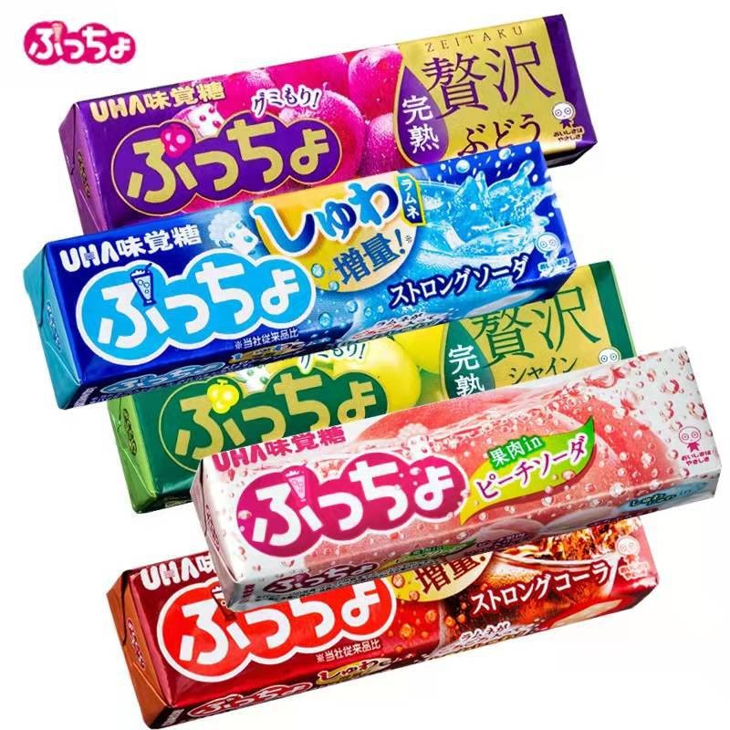 Japanese Imported Snacks UHA Yoha Taste Candy Super Various Fruit Coke ...