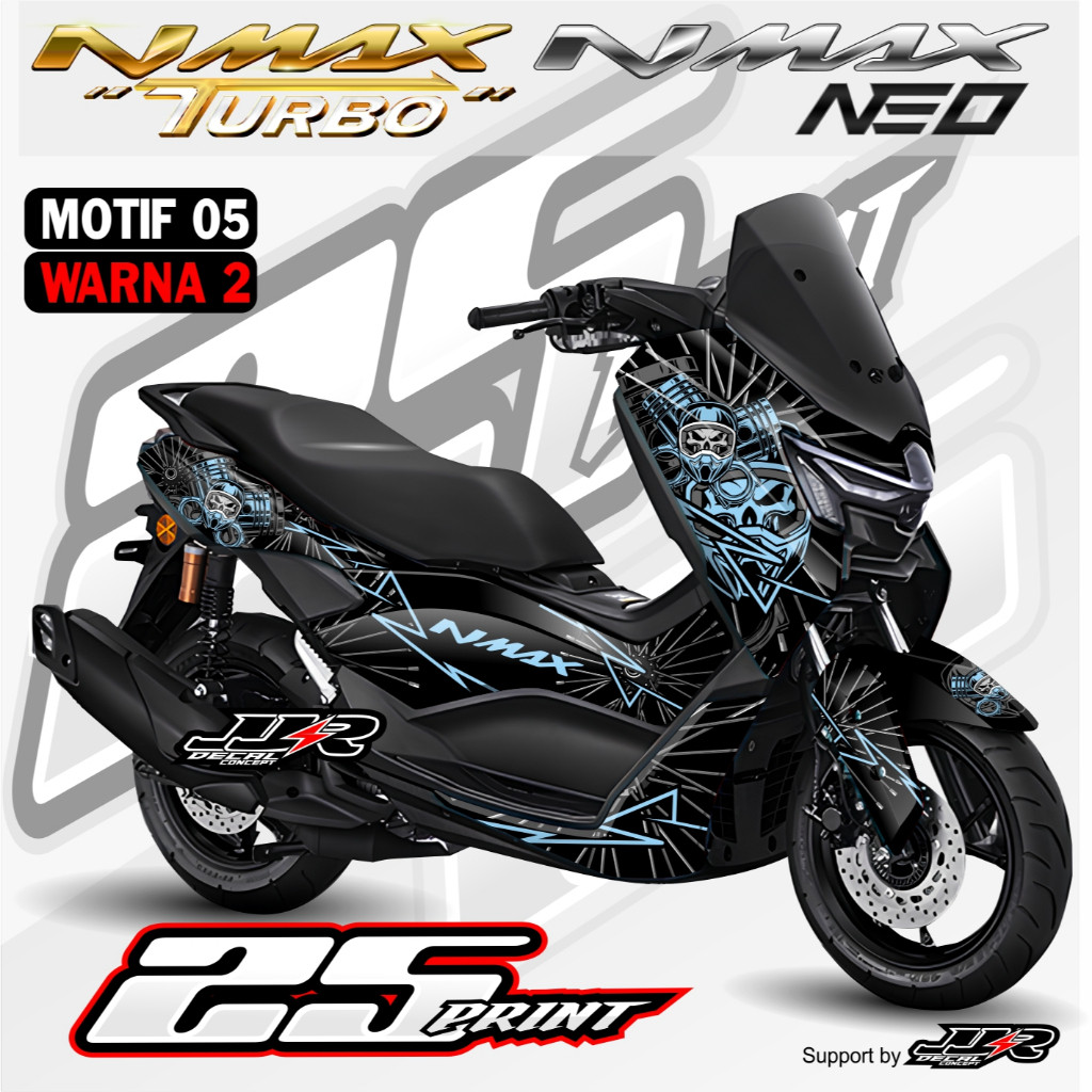 STICKER NMAX NEO NMAX TURBO 2025 FULL BODY 05 STICKER VARIATION YAMAHA ...