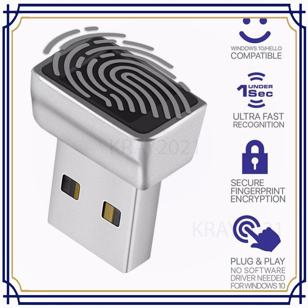 Security Fingerprint Scanner Reader Login USB IT647 | Shopee Philippines