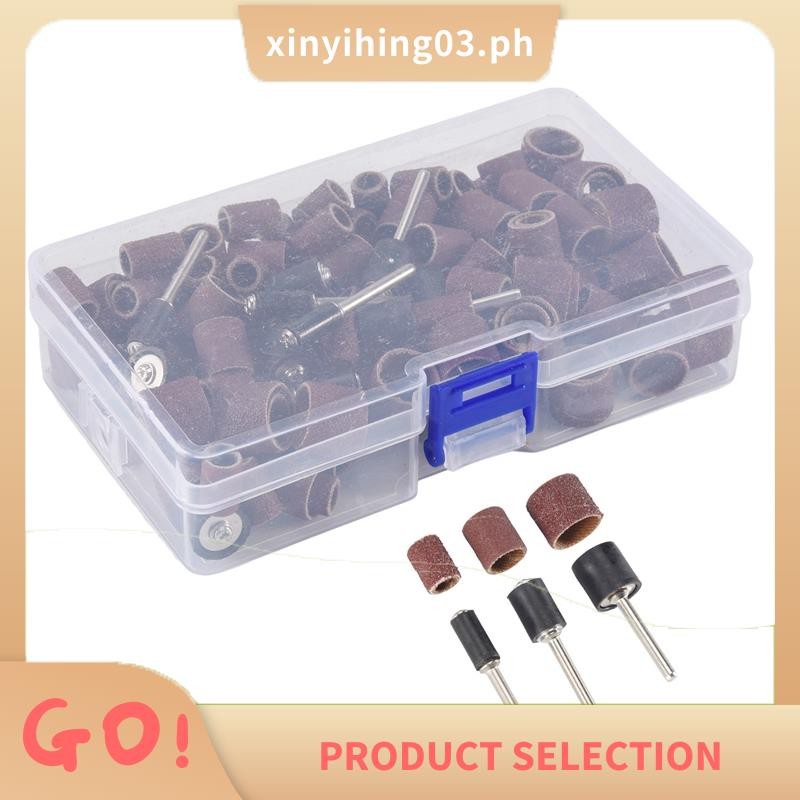 132 Pieces Drum Sander Set with Free Box for Dremel Rotary Tool ...