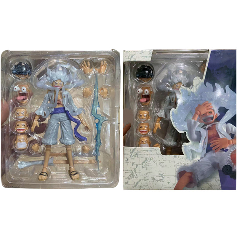 Nika Luffy Action Figure One Piece Monkey.D.Luffy Gear 5 Sun God Nika ...