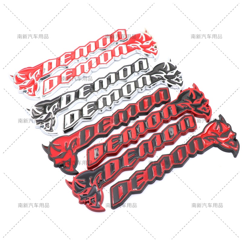 Demon Modified Hell Cat Labeling DODGE DODGE Challenger Devil Side ...