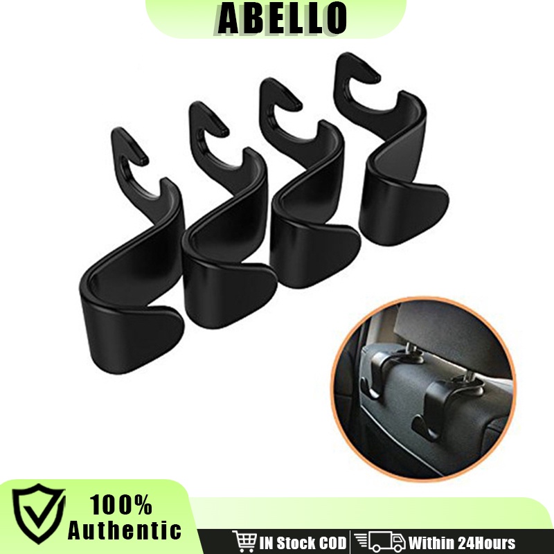 Universal Car Back Seat Hook Headrest Hook With Car Logo Car Hanger ...