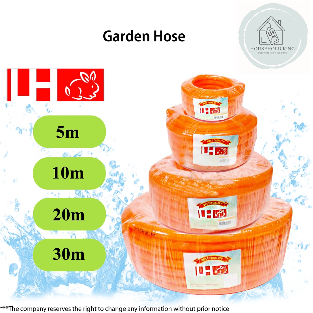 (PREMIUM QUALITY) PVC Orange Garden Hose Paip Hos Getah Oren Paip PVC ...