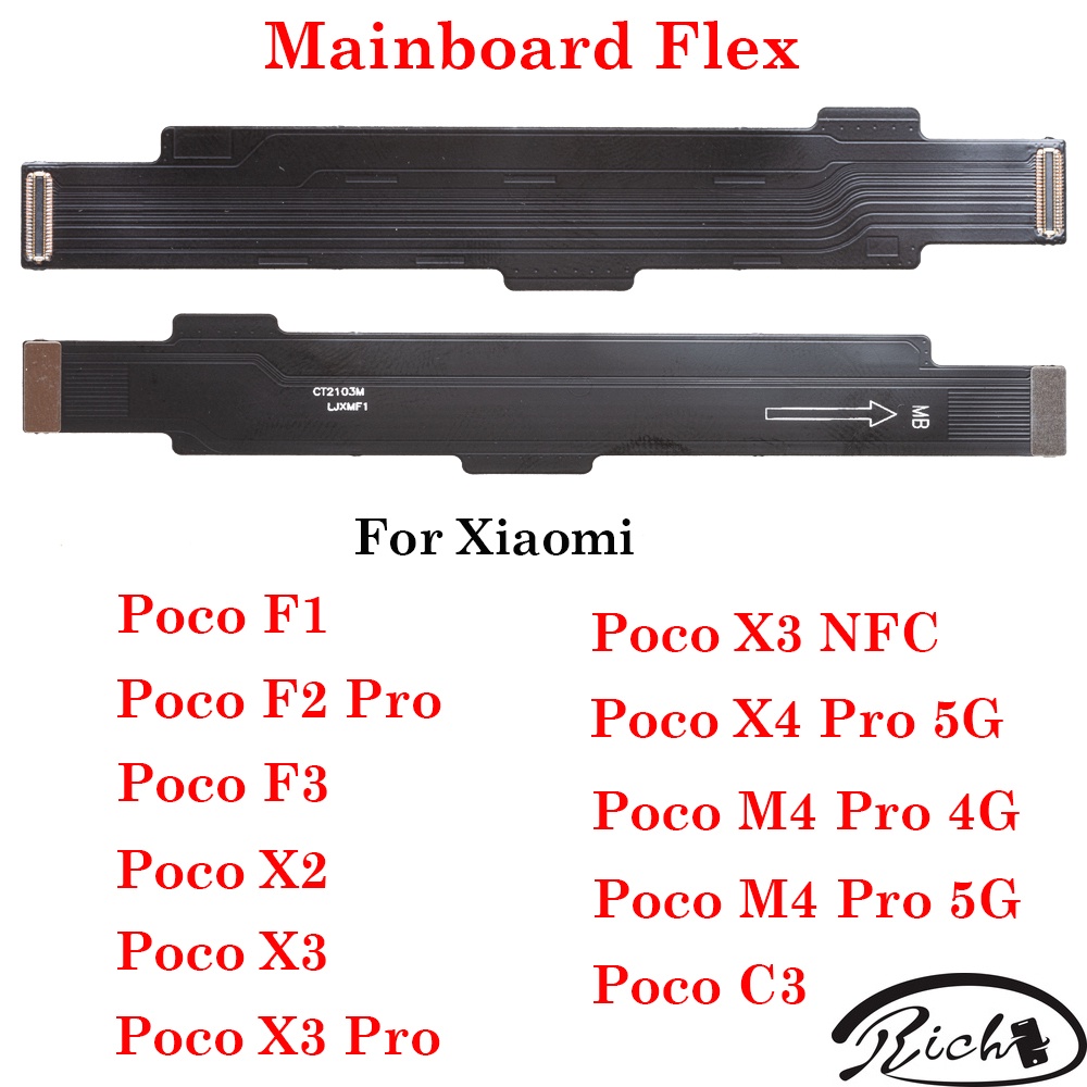 Main Connector Motherboard Mainboard For Xiaomi Poco F1 F2 F3 X2 X3 X4 ...