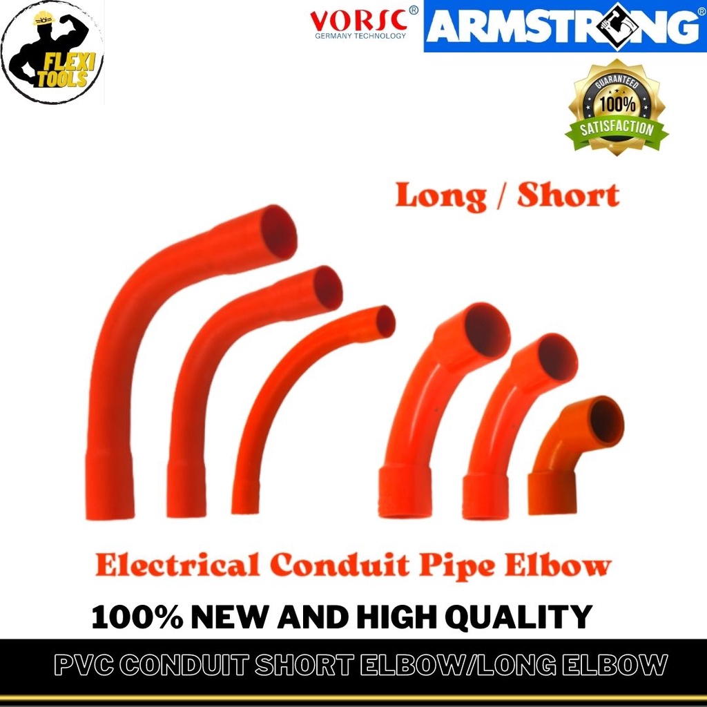 PVC CONDUIT SHORT ELBOW/LONG ELBOW | Shopee Philippines