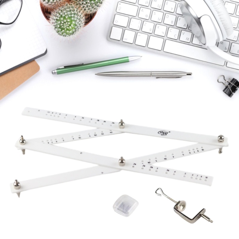 love* 10x Magnifier Ruler Folding Plastic Ruler Magnifier 10x ...