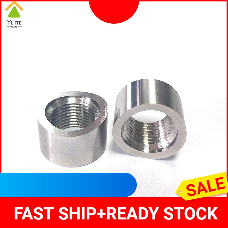 Notched Radius Lip Type Oxygen Sensor Weld Bung Nut Thread Size SS304 ...