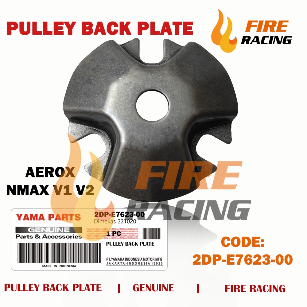 PULLEY BACK PLATE NMAX V1 V2/AEROX 2DP-E7623-00 GENUINE | Shopee ...