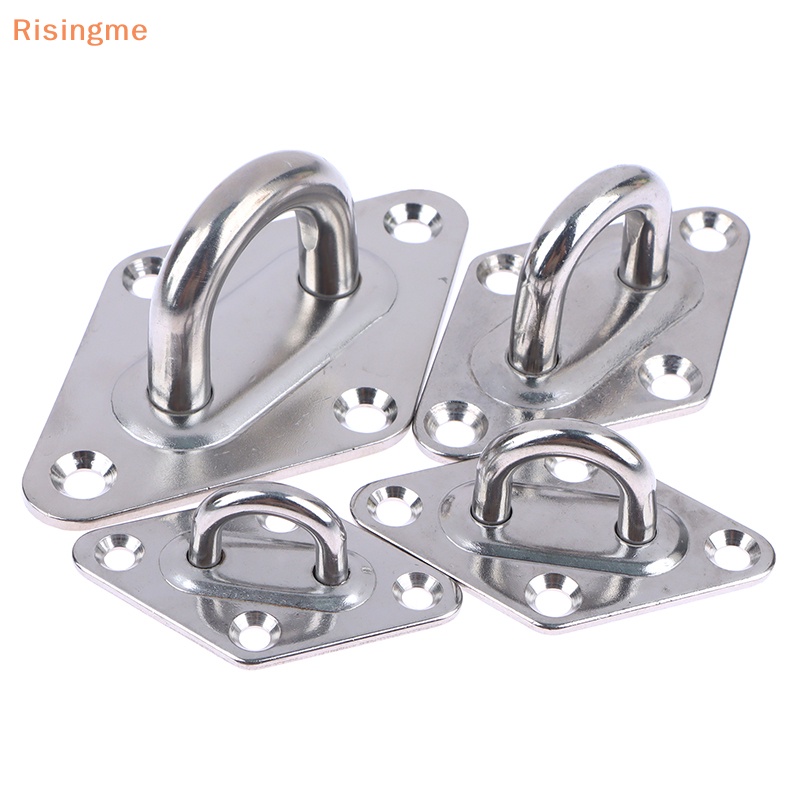 [Risingme] 1pc M5 M6 M8 M10 304Stainless Steel Ceiling Wall Mount Hook ...