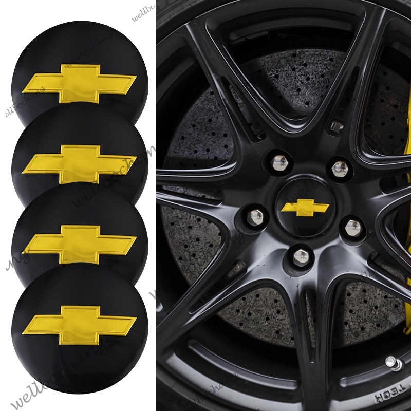 4Pcs Metal Car Emblem Wheel Hub Center Cap Stickers For Chevrolet Trax ...