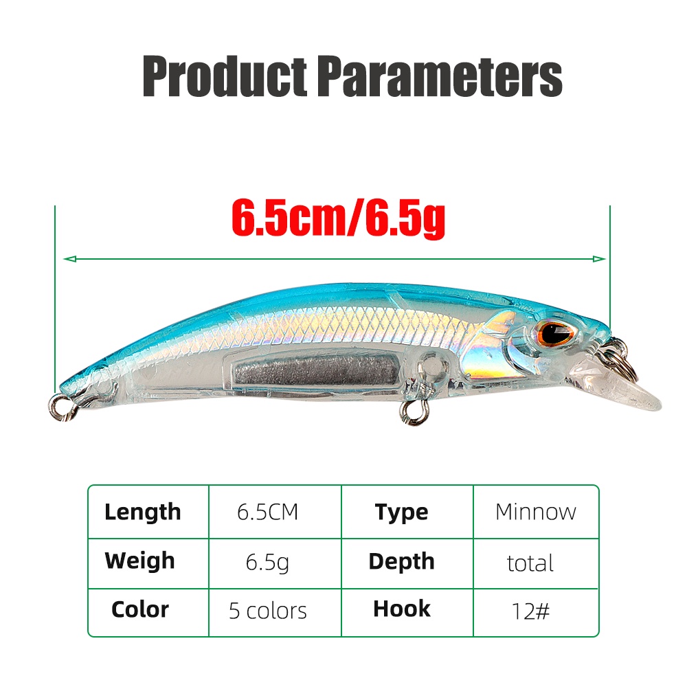 4pcs Set Lure for Fishing 8g/6.5g Sinking Minnow Fishing Lure Fishing Gear Water Long Throw Lure ...