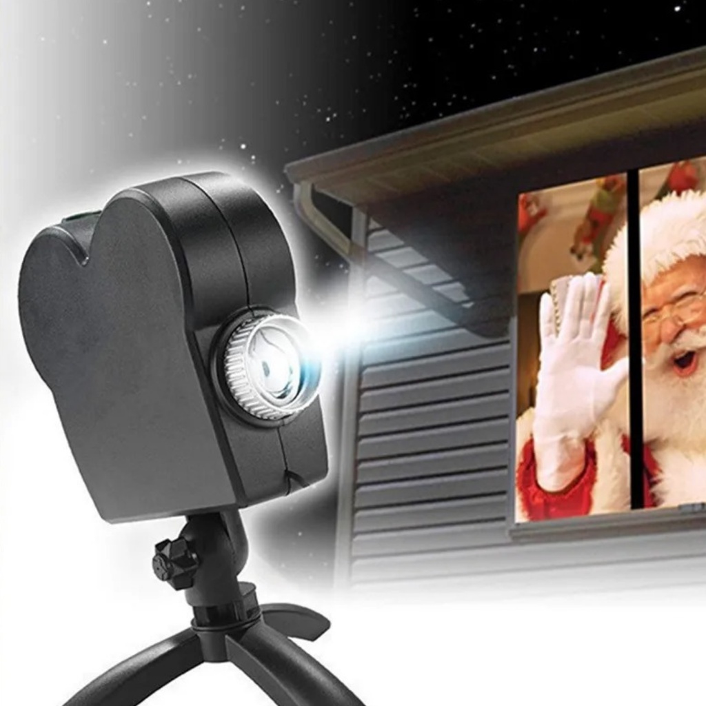 Instant Holiday Magic: Festive Laser Projector with 12 Movie Scenes ...