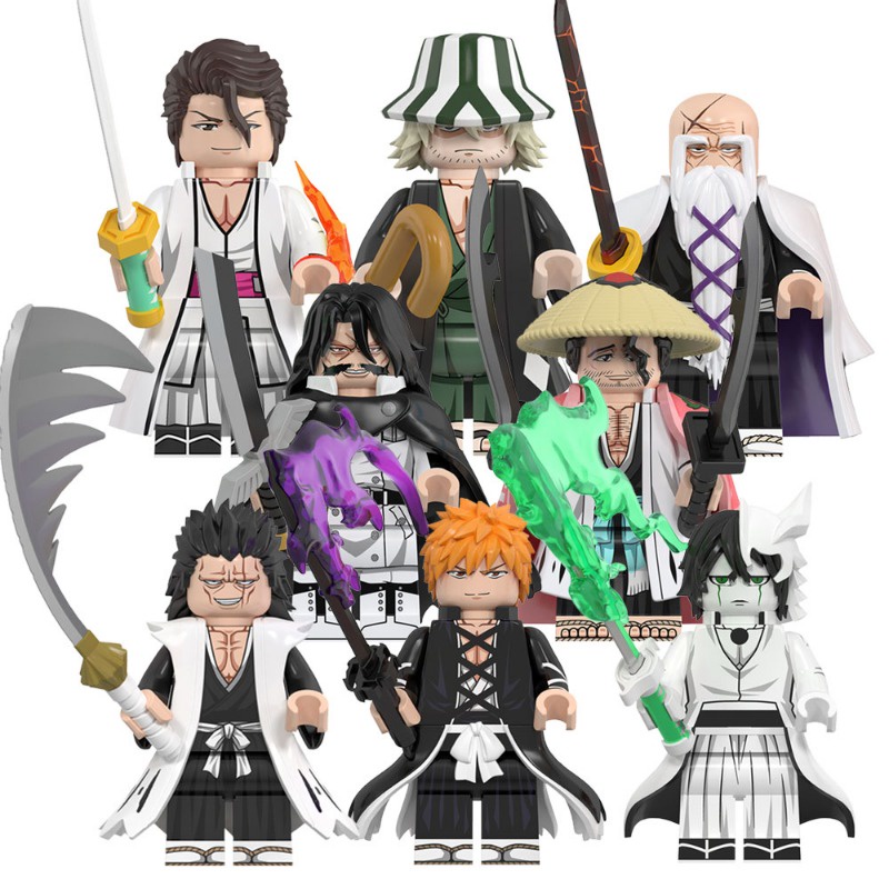 Zaraki Kenpachi Kurosaki Ichigo Ulquiorra Yhwach Japanese Anime BLEACH ...