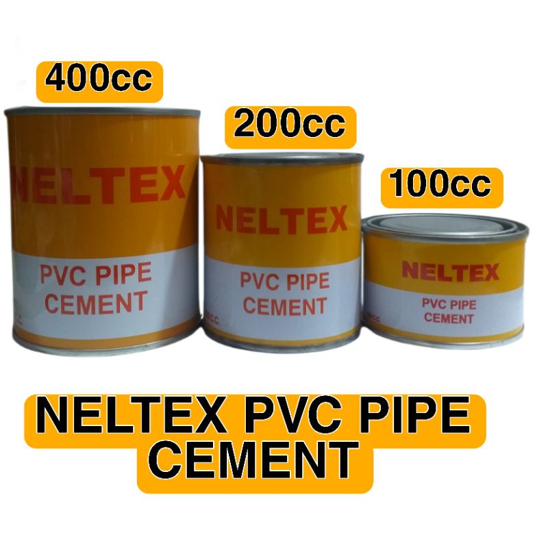 NELTEX Solvent PVC Pipe Cement 100cc/ 200cc/ 400cc | Shopee Philippines