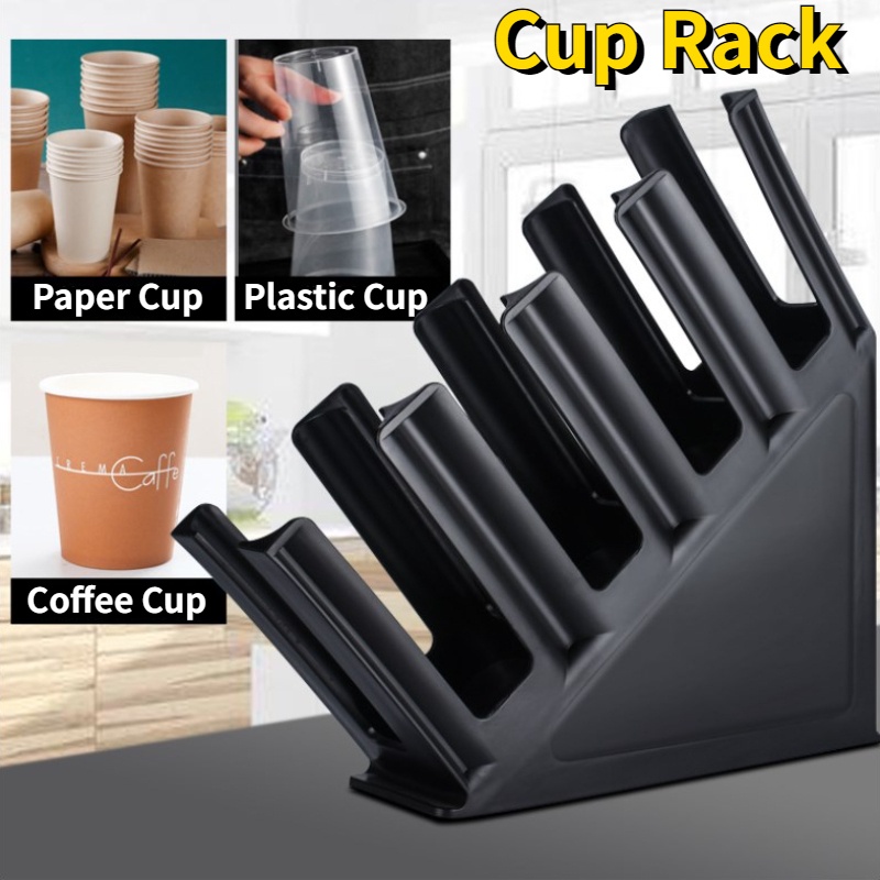 Plastic Cup Rack Coffee Cup Milktea Cup Holder Coffee Shop Supplies Cup ...