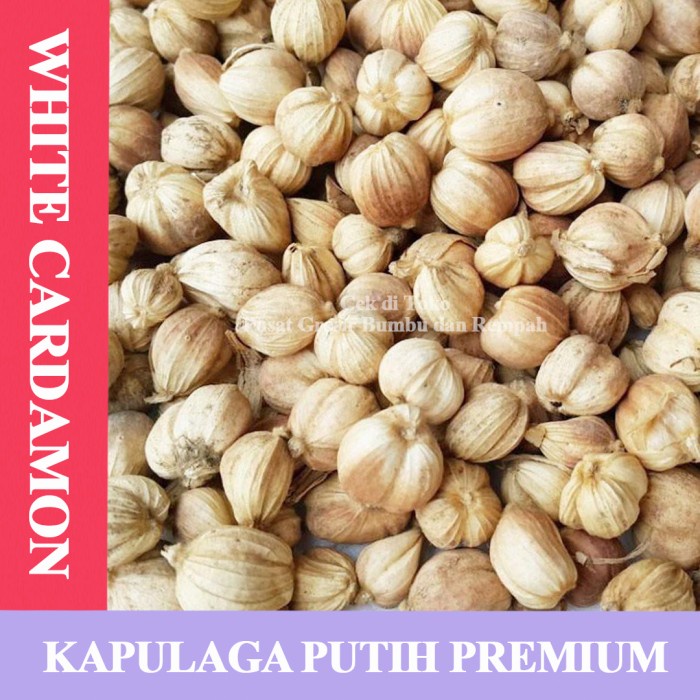 PUTIH Super White Cardamom White Cardamom 1 kg / White Cardamom Premium ...