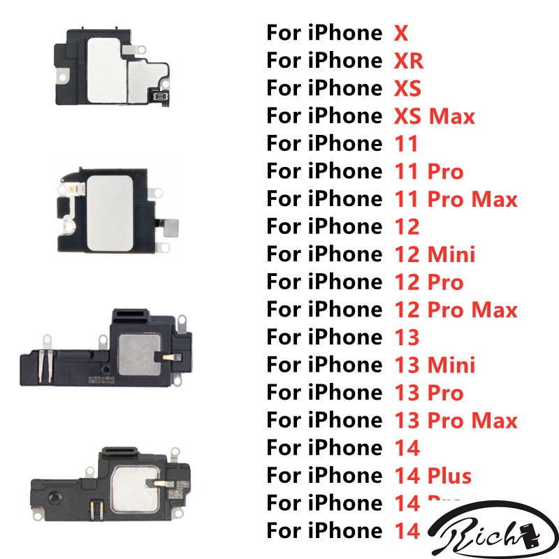 Loud Speaker Flex Cable LoudSpeaker Ringer Buzzer For iPhone X XR XS 11 ...