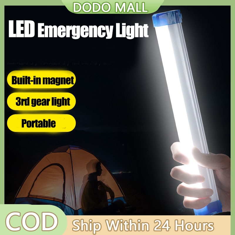 LED Emergency Light Tube USB Charging Tube Energy Saving Household ...
