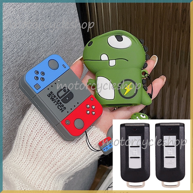 Cartoon Mitsubishi Car Key Cover Case For Mitsubishi ASX Xpander Triton ...