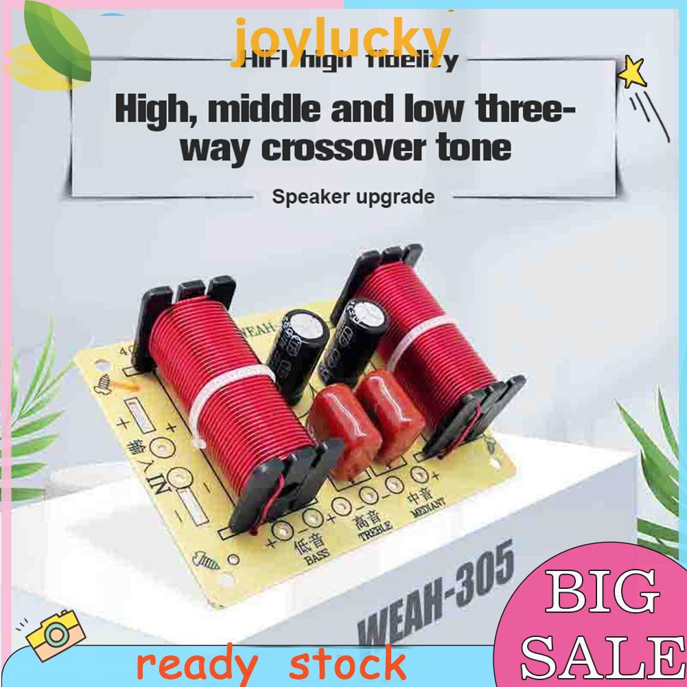 3 Way Speaker Crossover Circuit Treble Midrange Bass Frequency Divider Kit [joylucky.ph ...