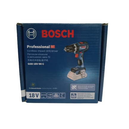 BOSCH GSB 18V-90 C BRUSHLESS Professional Cordless Impact Drill 18V (BARETOOL) [POWERMARK | BC ...