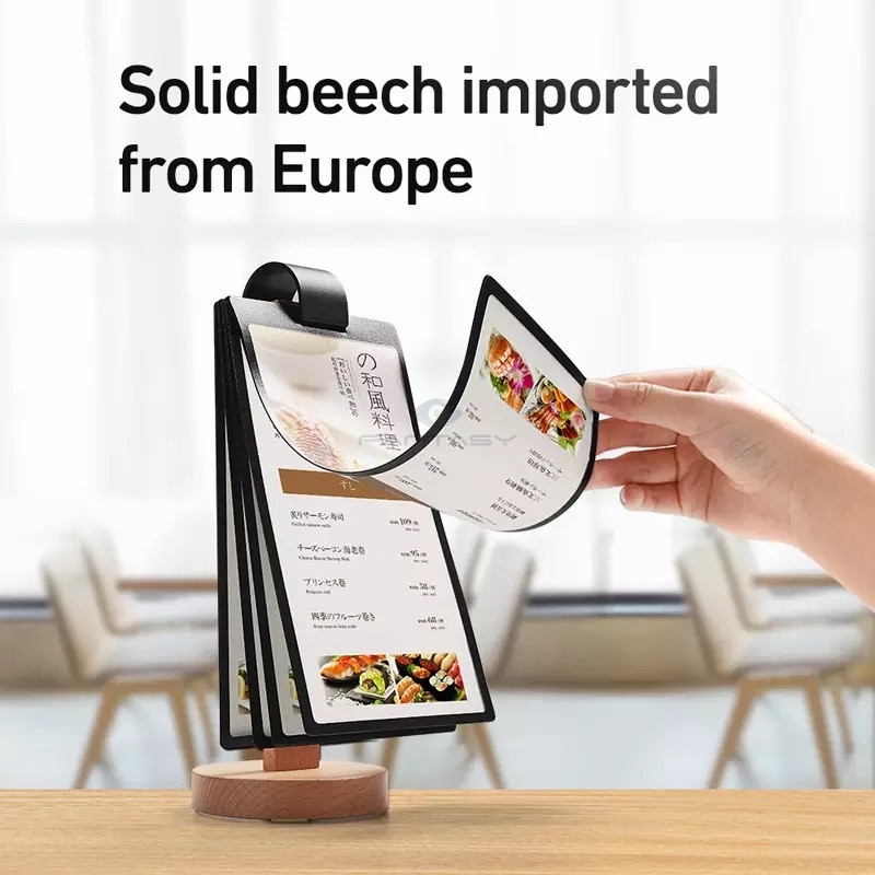 Page Turning Menu Holder Menu Rack Ad Poster Picture Menu Price Display ...