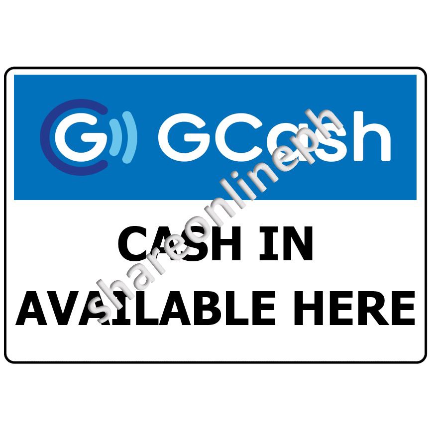 Laminated Signages We Accept Gcash Signage Sign Boards Gcash Signages ...