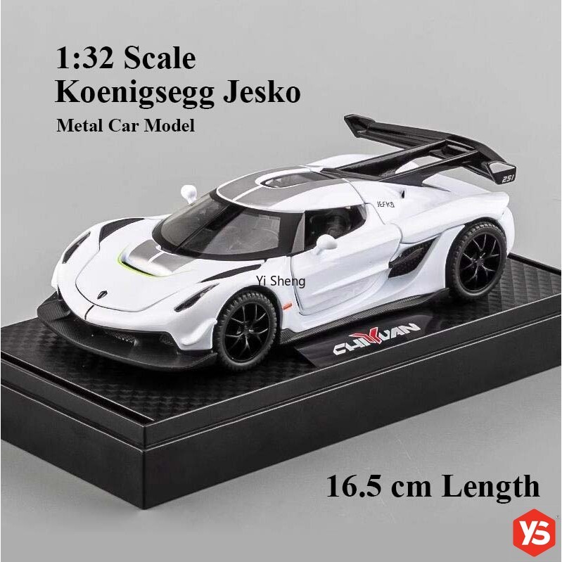 1:32 Scale Koenigsegg Jesko Alloy Car Model Diecast Car With Sounds ...