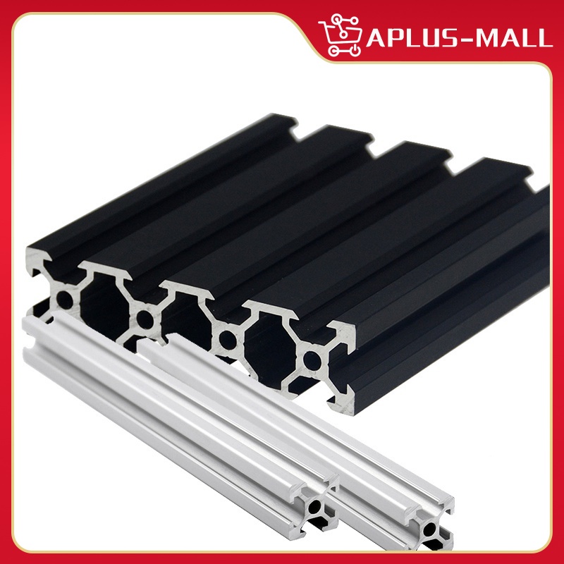 2020 Aluminum Profile Extrusion Length 500mm CNC Parts Anodized Linear ...